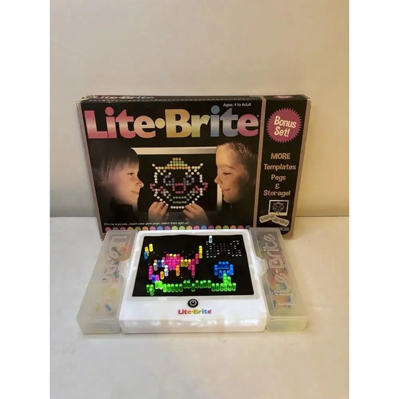 Lite Brite | Toys | Vintage 28 Lite Brite Magic Screen | Poshmark
